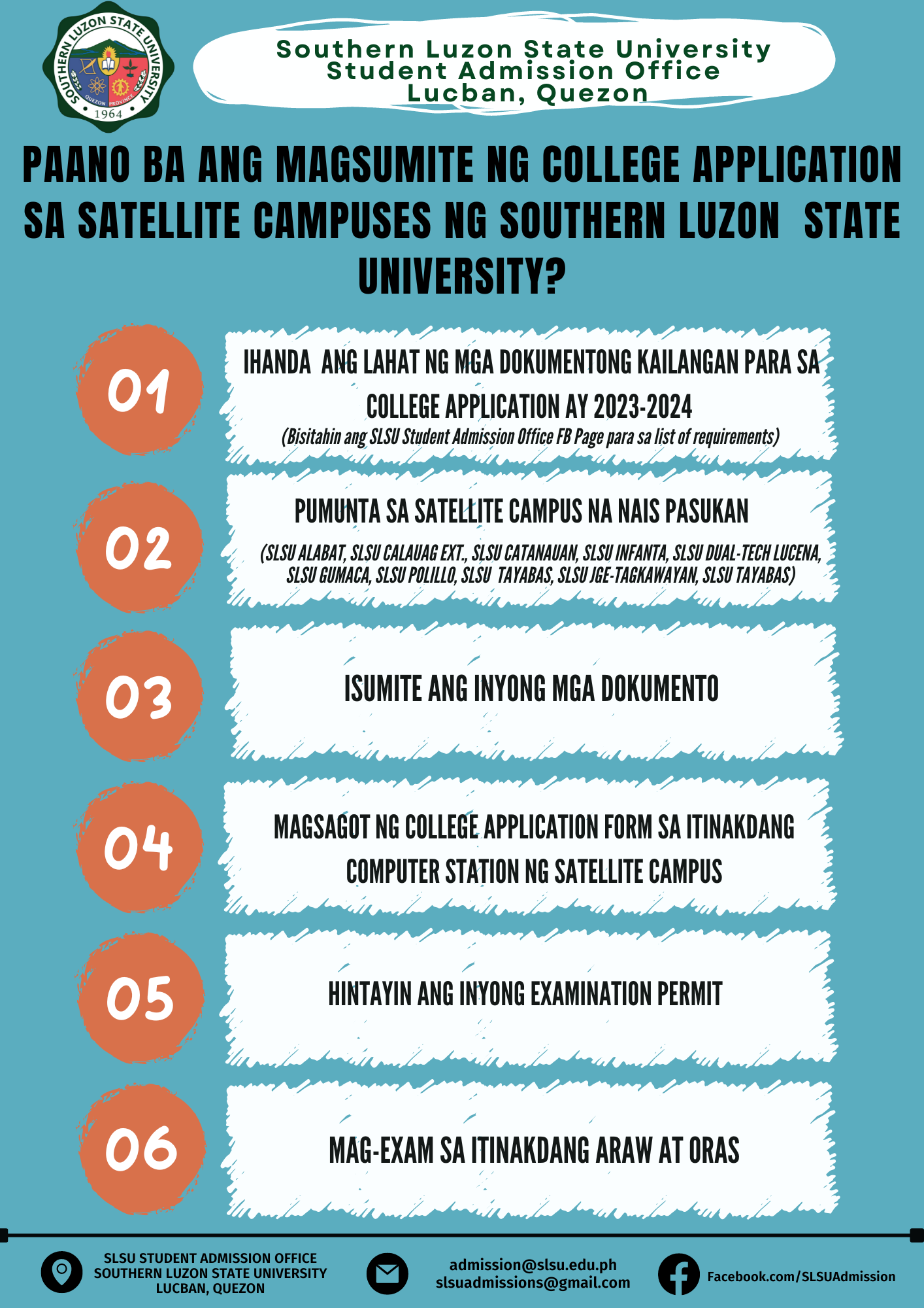 Enrollment Procedure | Southern Luzon State University