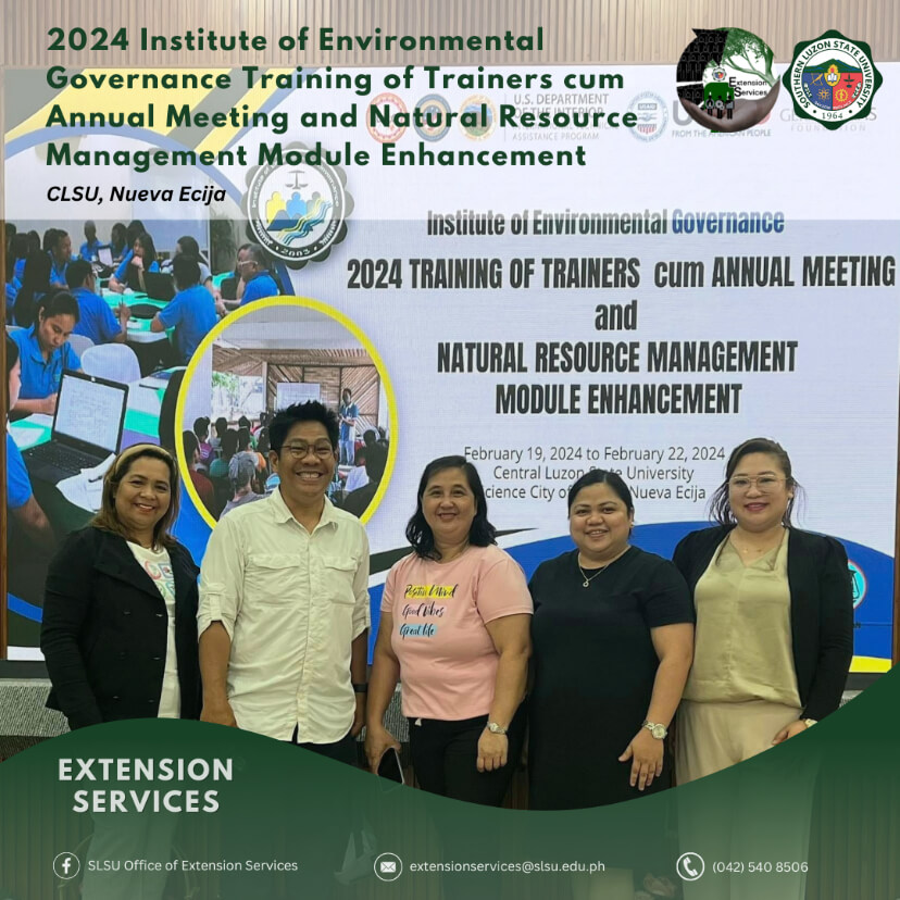 𝗦𝗼𝘂𝘁𝗵𝗲𝗿𝗻 𝗟𝘂𝘇𝗼𝗻 𝗦𝘁𝗮𝘁𝗲 𝗨𝗻𝗶𝘃𝗲𝗿𝘀𝗶𝘁𝘆 𝗘𝗺𝗽𝗼𝘄𝗲𝗿𝘀 𝗘𝗻𝘃𝗶𝗿𝗼𝗻𝗺𝗲𝗻𝘁𝗮𝗹 𝗦𝘁𝗲𝘄𝗮𝗿𝗱𝘀𝗵𝗶𝗽 ...