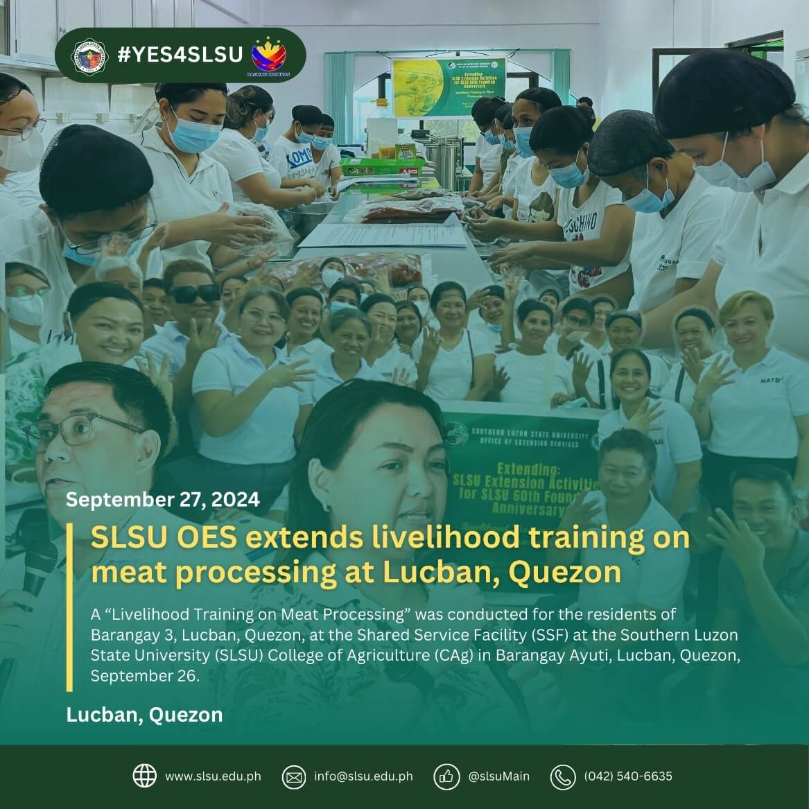 Extension Services | Southern Luzon State University