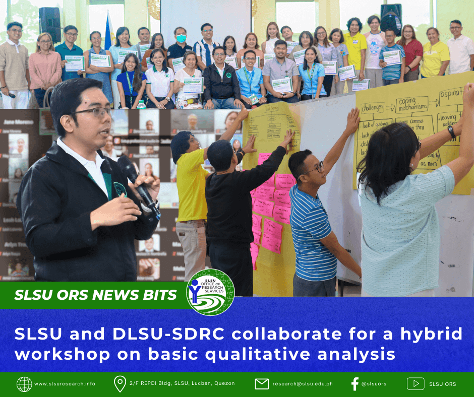 𝗦𝗟𝗦𝗨 𝗮𝗻𝗱 𝗗𝗟𝗦𝗨-𝗦𝗗𝗥𝗖 𝗖𝗼𝗹𝗹𝗮𝗯𝗼𝗿𝗮𝘁𝗲 𝗳𝗼𝗿 𝗛𝘆𝗯𝗿𝗶𝗱 𝗪𝗼𝗿𝗸𝘀𝗵𝗼𝗽 𝗼𝗻 𝗕𝗮𝘀𝗶𝗰 𝗤𝘂𝗮𝗹𝗶𝘁𝗮𝘁𝗶𝘃𝗲 ...