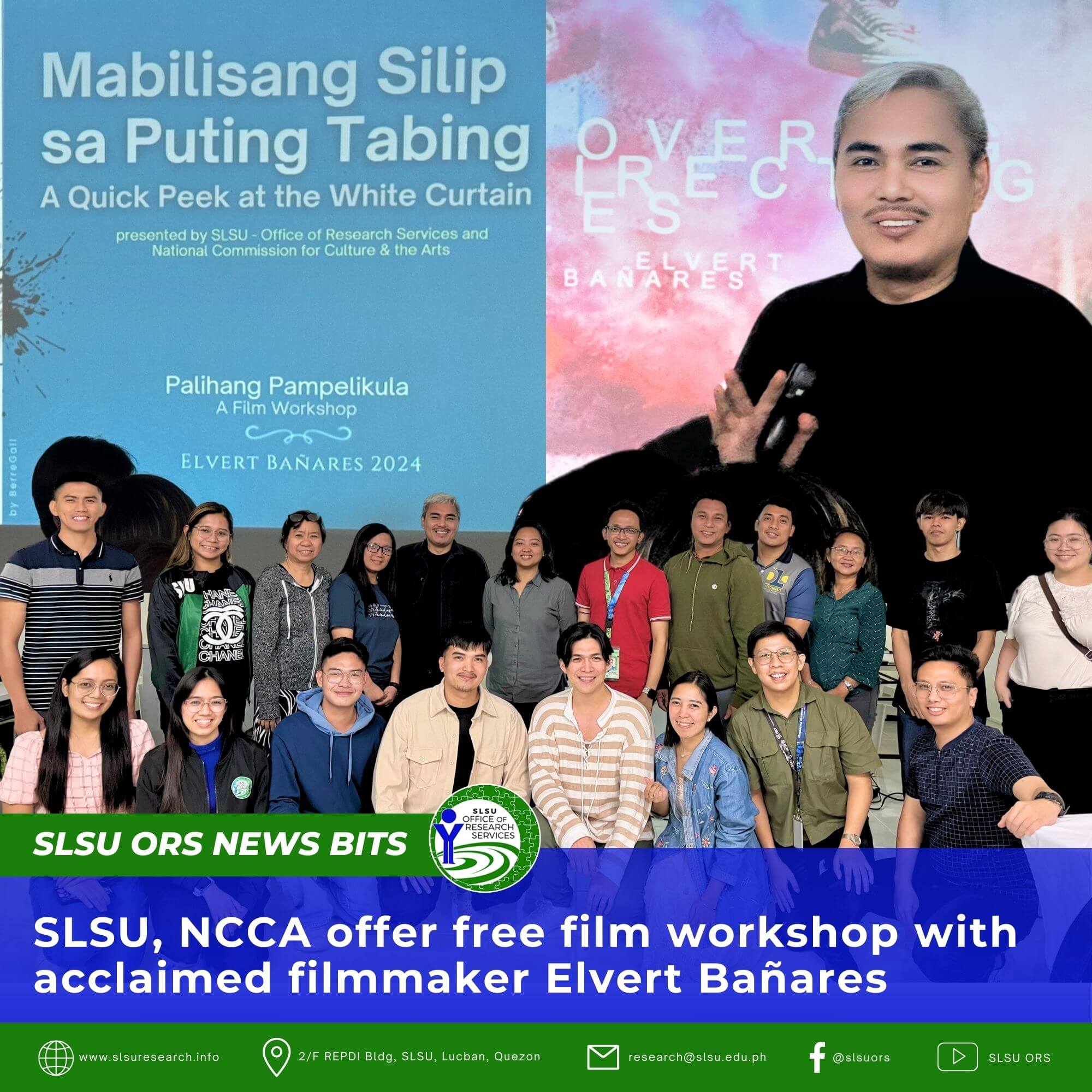 𝗦𝗟𝗦𝗨, 𝗡𝗖𝗖𝗔 𝗛𝗼𝘀𝘁 𝗙𝗿𝗲𝗲 𝗙𝗶𝗹𝗺 𝗪𝗼𝗿𝗸𝘀𝗵𝗼𝗽 𝘄𝗶𝘁𝗵 𝗔𝗰𝗰𝗹𝗮𝗶𝗺𝗲𝗱 𝗙𝗶𝗹𝗺𝗺𝗮𝗸𝗲𝗿 𝗘𝗹𝘃𝗲𝗿𝘁 ...