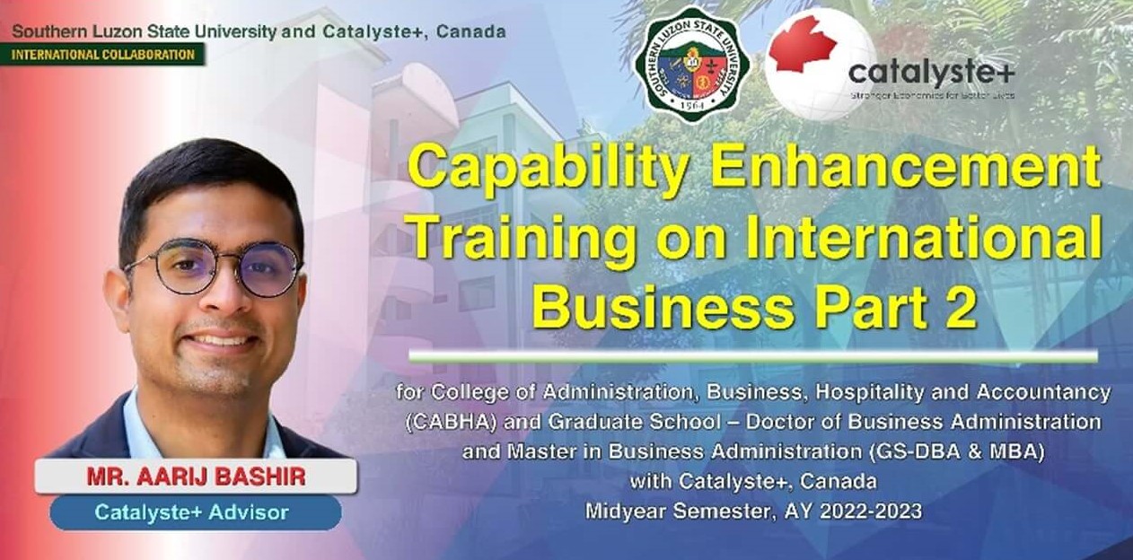 CABHA Faculty Training on International Business Part 2 Kicks Off ...