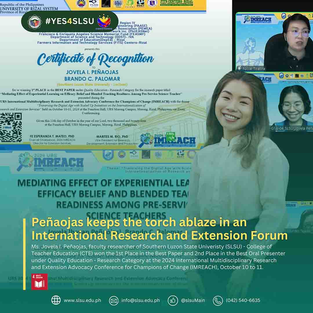 Peñaojas keeps the torch ablaze in the International Research and ...
