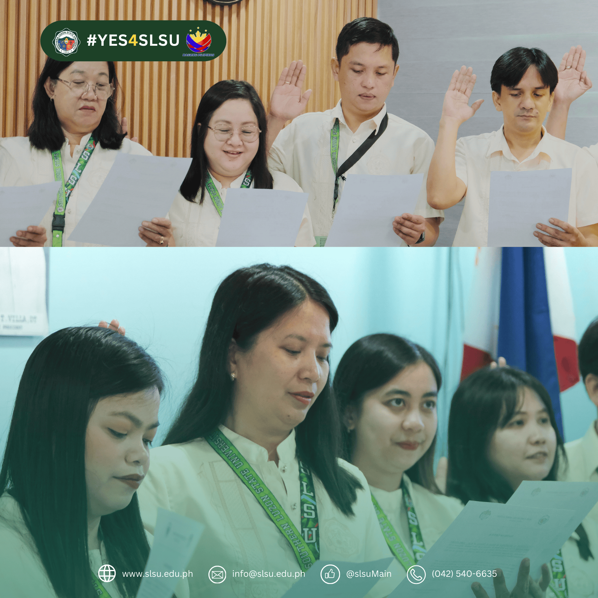 New set of SLSU EA Officers takes oath | Southern Luzon State ...