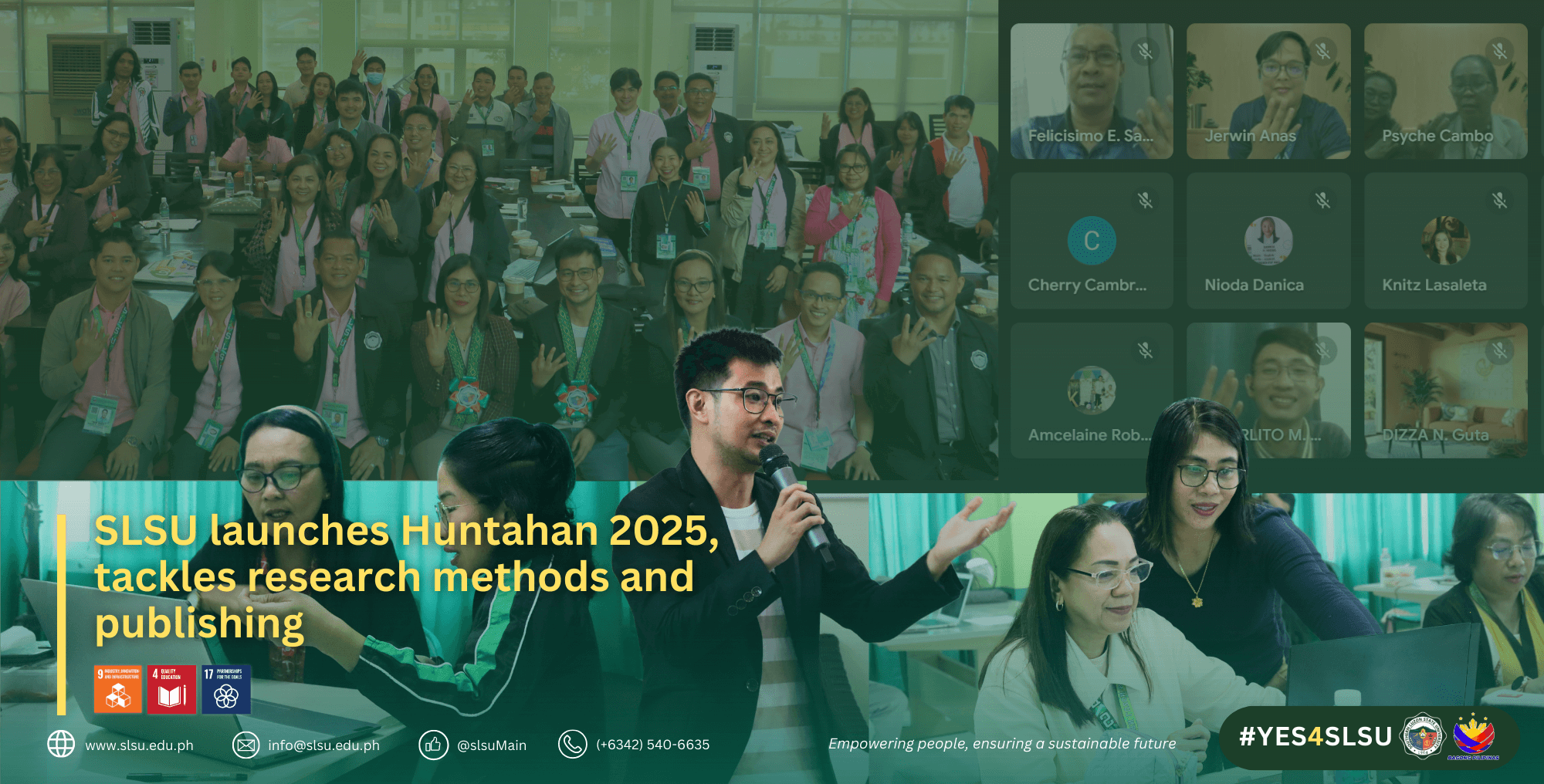 SLSU launches Huntahan 2025, tackles research methods and publishing ...