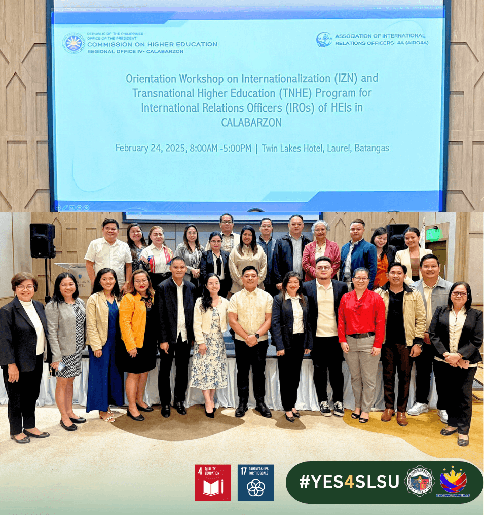 International Affairs and External Linkages Office | Southern Luzon ...