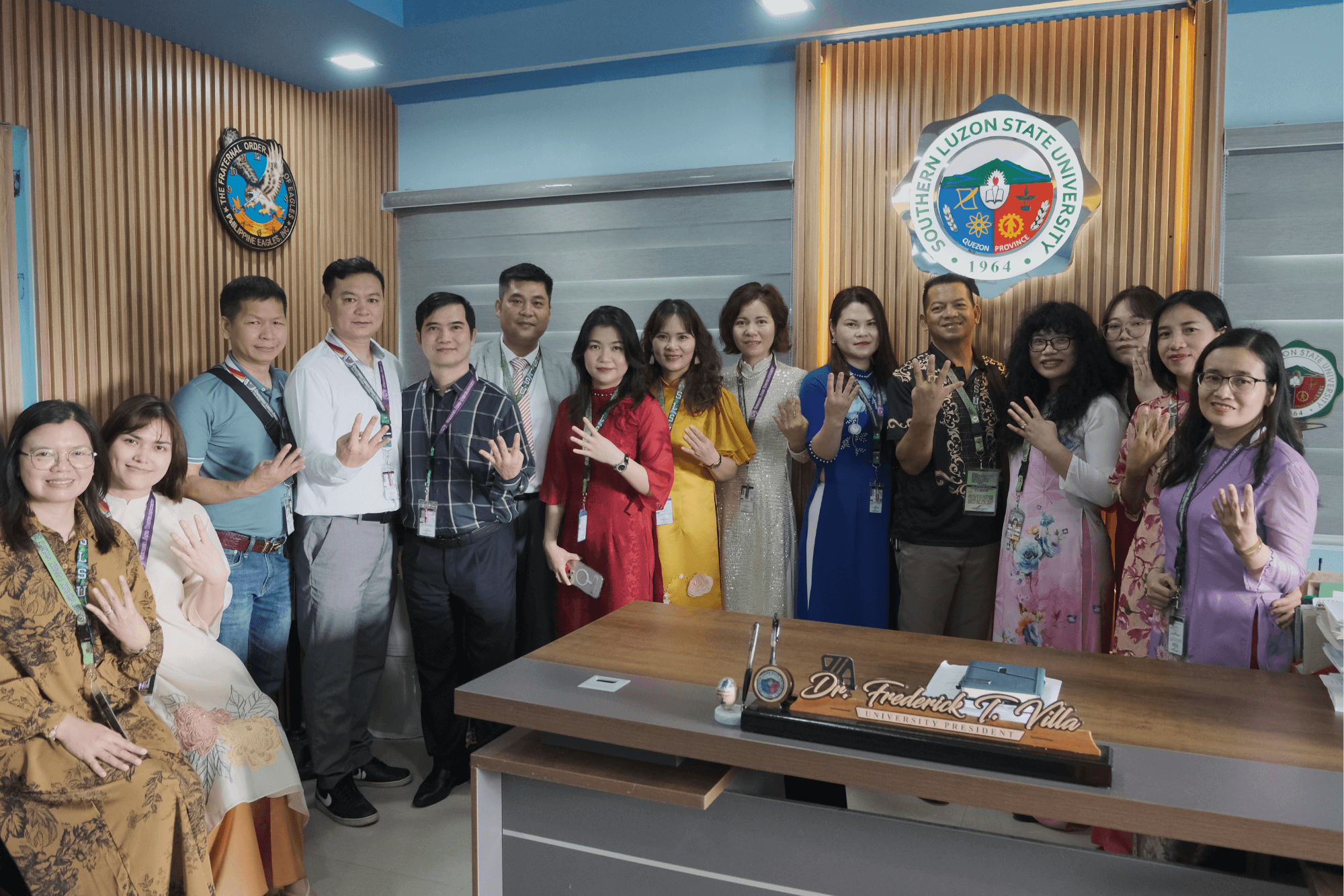 Vietnamese Students join SLSU flag ceremony in ASEAN-inspired attire ...