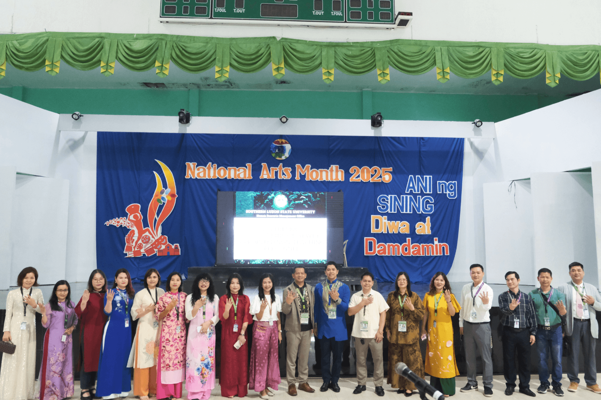 Vietnamese Students join SLSU flag ceremony in ASEAN-inspired attire ...