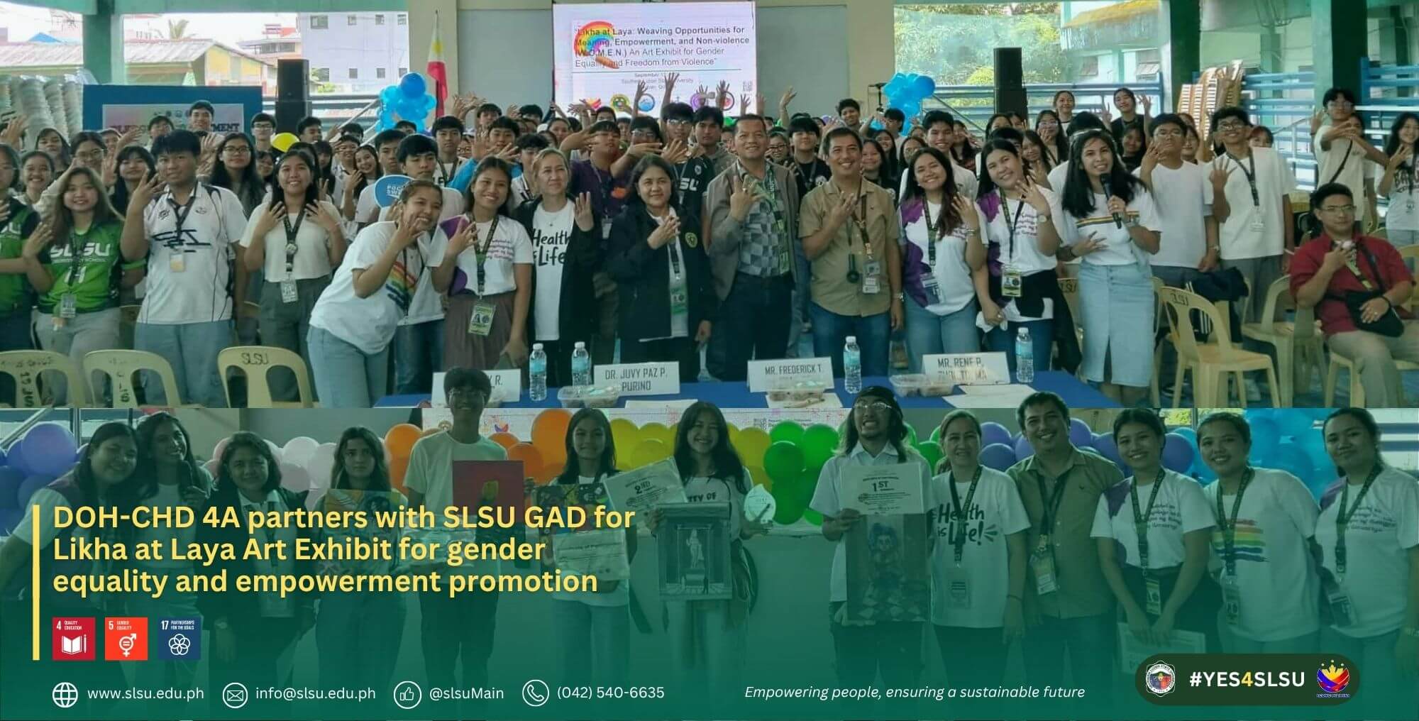 DOH-CHD 4A partners with SLSU GAD for Likha at Laya Art Exhibit for ...