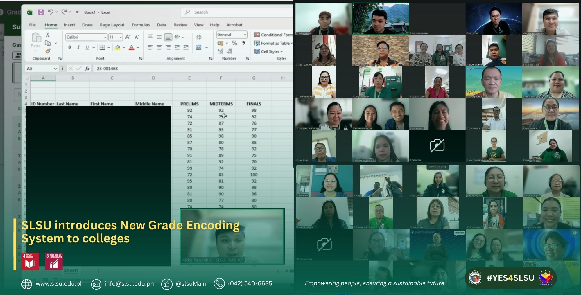 SLSU introduces New Grade Encoding System to colleges | Southern Luzon ...